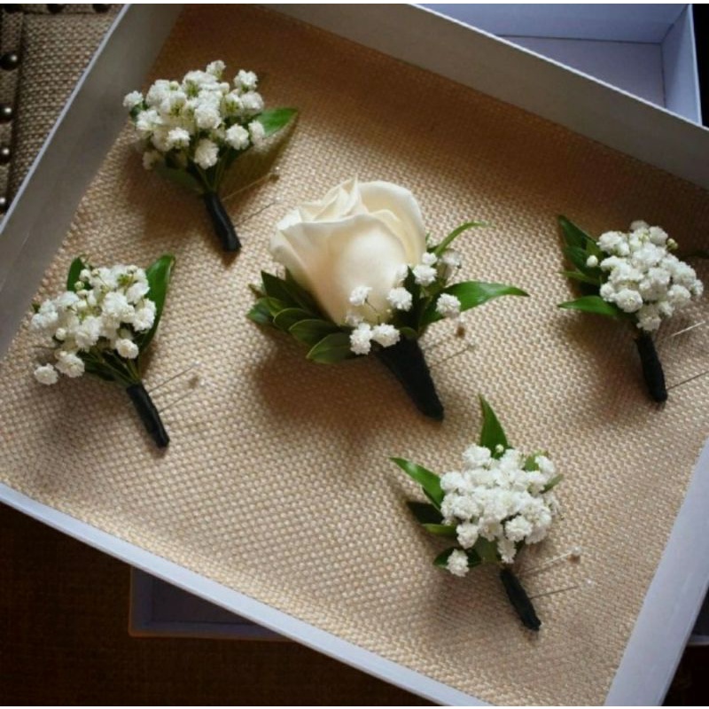 Jual ARTIFICIAL CORSAGE WEDDING/BROSS KORSASE BUNGA/BUNGA JAS/CORSAGE ...