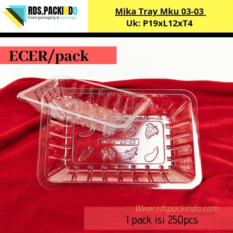 Jual Mika tray 03-03 Bening // ECER | Shopee Indonesia