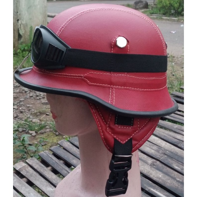 Jual HELM RETRO MILENIAL NAZI CRAZY hitam/HELM NAZI/HELM RETRO/HELM ...