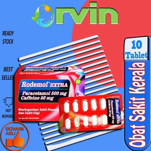 Jual Terbaru Rodemol Extra 1 Blister @ 10 Kaplet Redakan Sakit Kepala ...