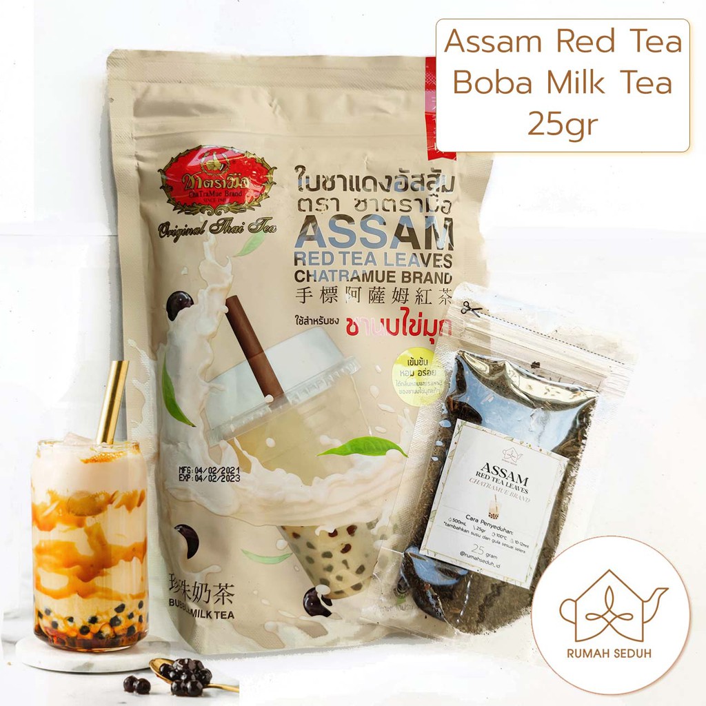 Jual 25gr Thai Assam Red Tea Leaves by Chatramue - cocok untuk Brown ...