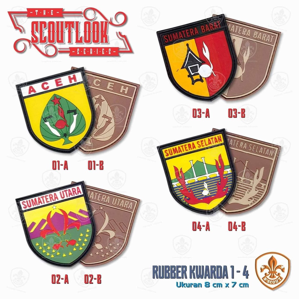 Jual Bscout Scoutlook Rubber Badge Kwarda Pramuka | Shopee Indonesia