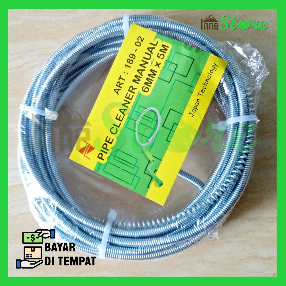 Jual Kawat Pembersih Pipa Mampet Saluran Air 5 Meter Anti Sumbat | Shopee Indonesia