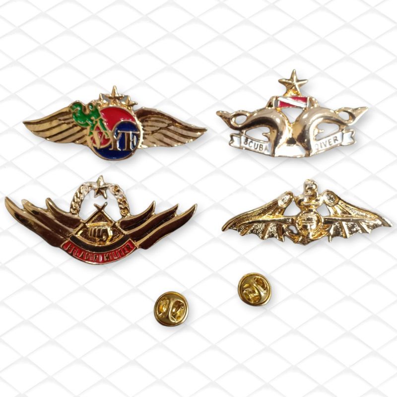 Jual BRIVET WING PDH TNI AD BREVET PDH | Shopee Indonesia