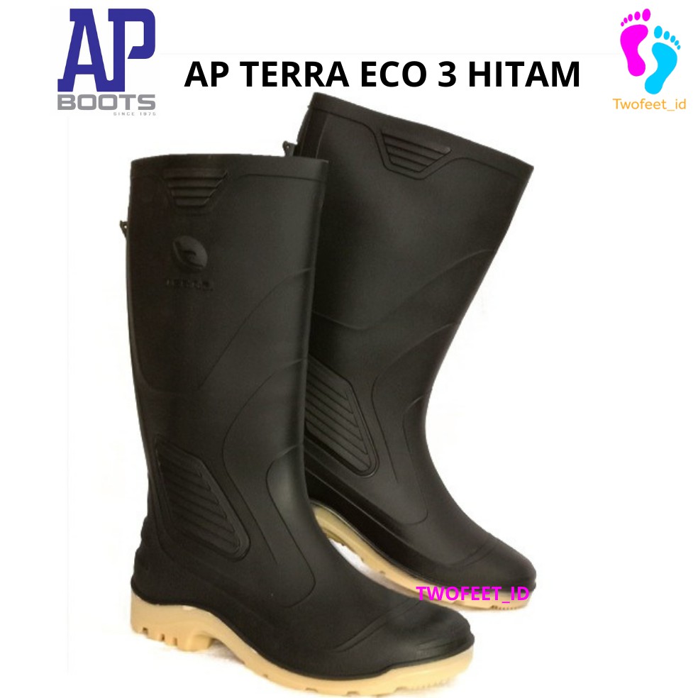Jual SEPATU AP BOOTS TERRA ECO 3 HITAM - AP TERRA ECO 3 KARET TINGGI ...