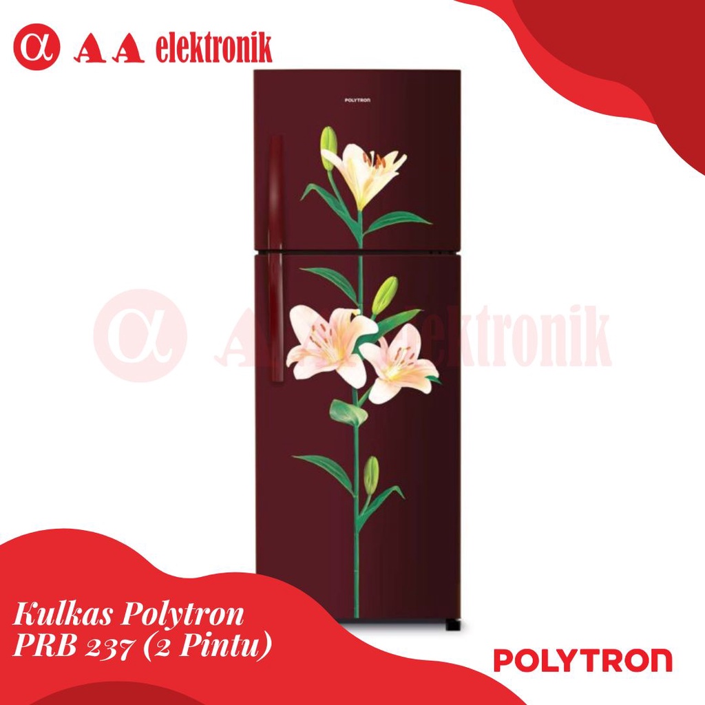 Jual Kulkas Polytron PRB 237 (2 Pintu) | Shopee Indonesia