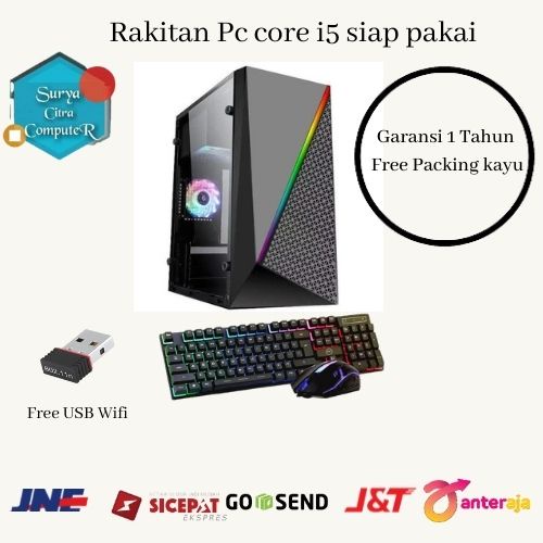 Jual PC Rakitan Core i5 /DDR 8GB/HDD 500GB /OFFICE/KASIR | Shopee Indonesia