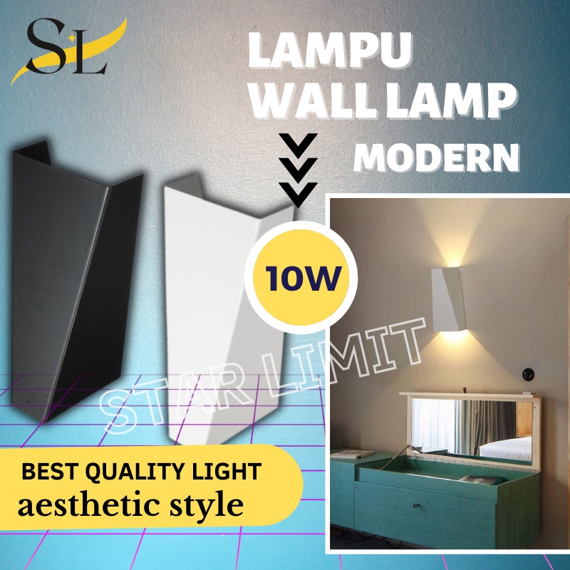 Jual LAMPU DINDING HIAS MINIMALIS LED WALL LAMP LAMPU ESTETIK INDOOR ...