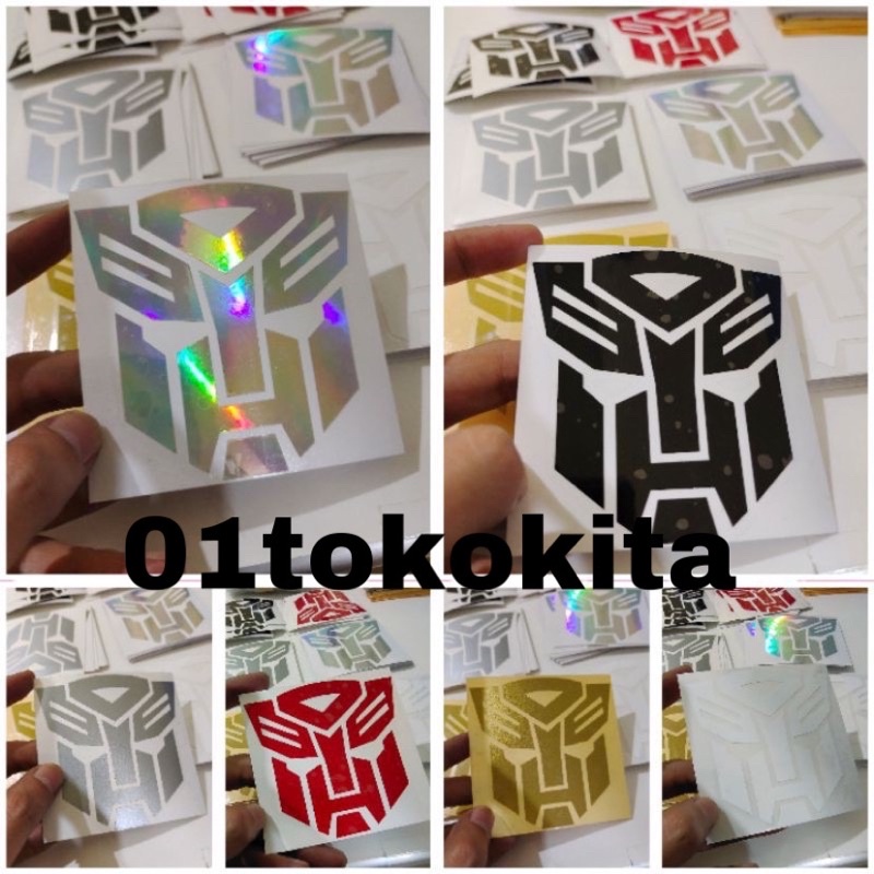 Jual Cutting Sticker Autobots Transformers Stiker Cuting helm motor ...