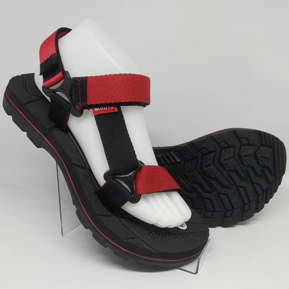 Jual Sandal Gunung pria Warna merah sendal gunung cowok Safiero murah ...