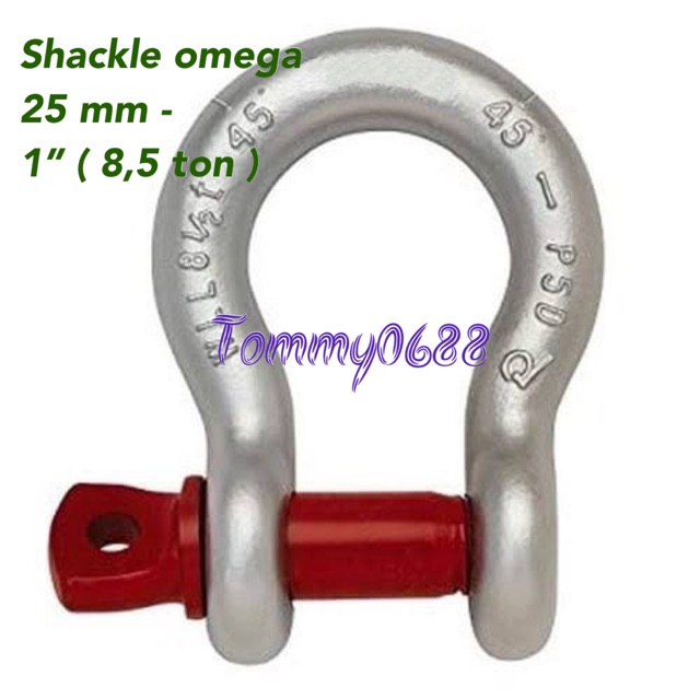 Jual SHACKLE OMEGA 25 MM - 1” ( 8,5 TON ) SEGEL OMEGA 25 MM - 1 INCI ...
