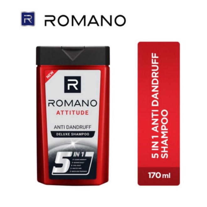 Jual ROMANO Force Anti Dandruff Shampoo 170ml & Romano sachet 12 pcs ...
