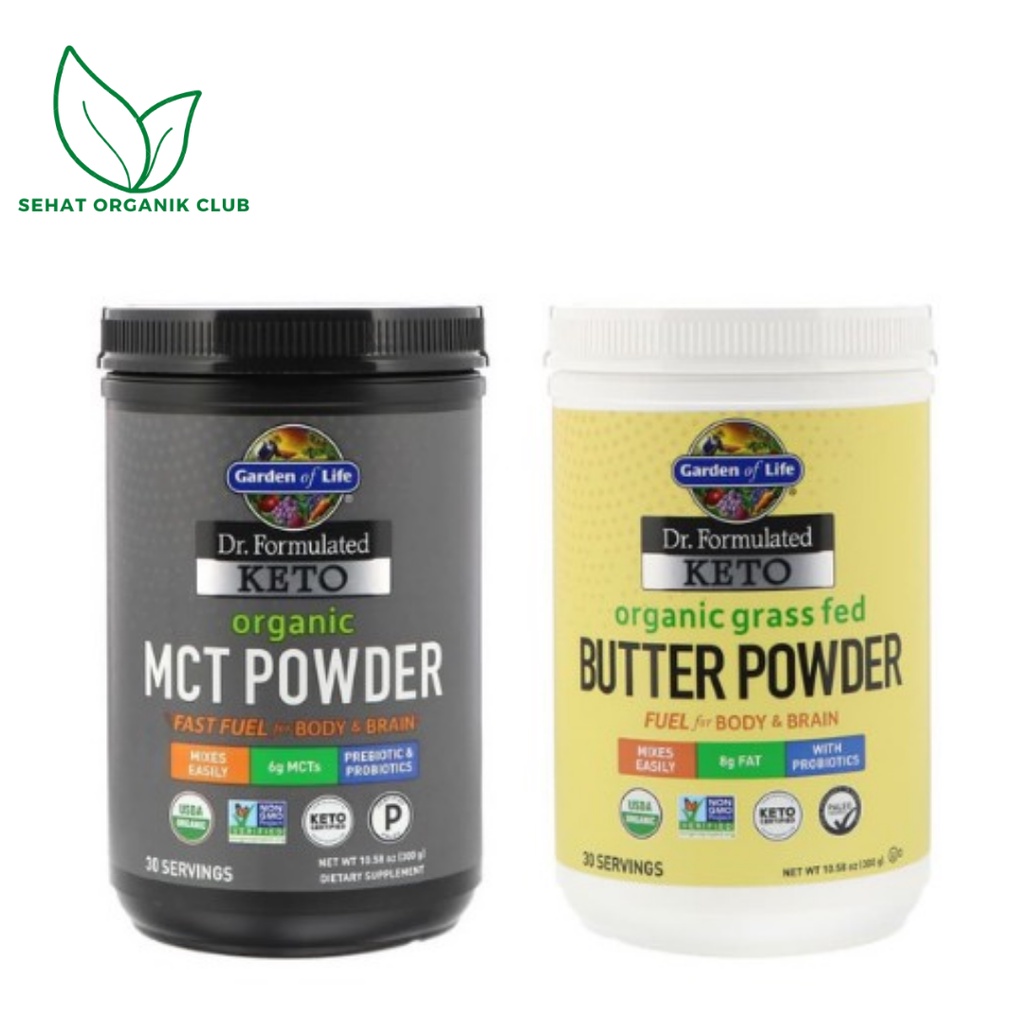 Jual Garden of Life Dr Formulated Keto Organic Grass Fed Butter Powder ...