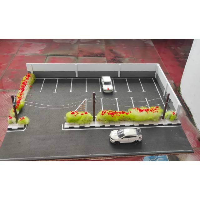 Jual Diorama Diecast - Diorama Parkiran Diorama Jalan Kota Miniatur ...
