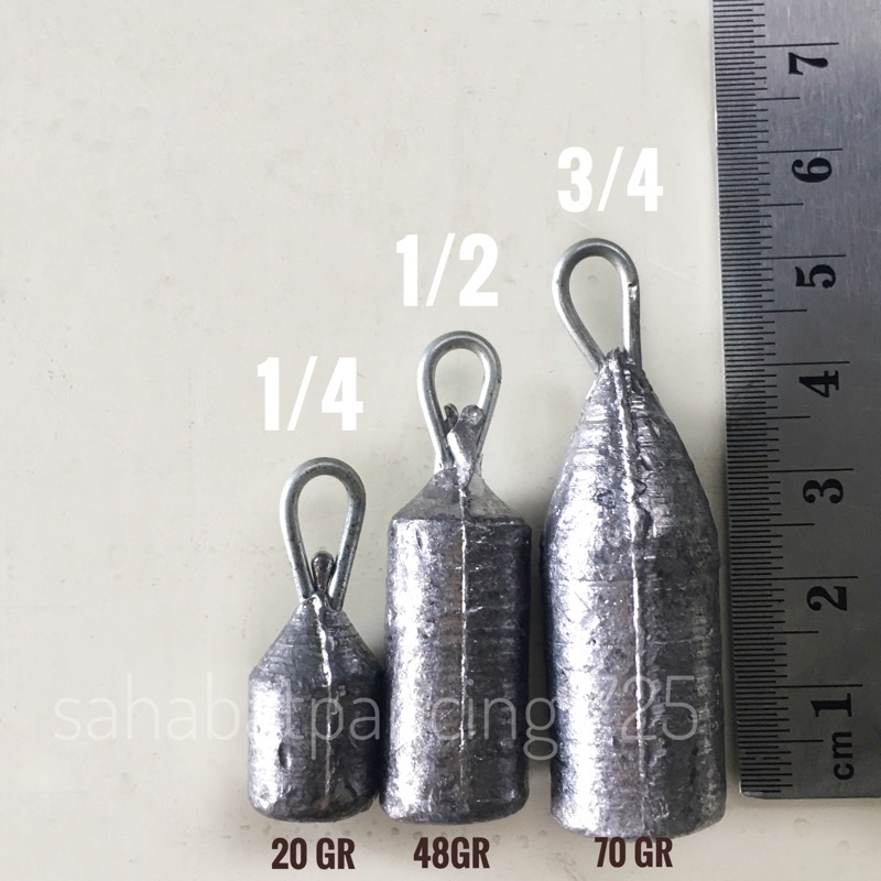 Jual Bandul Pancing Gantung / Timah Pemberat Pancing Gantung | Shopee Indonesia