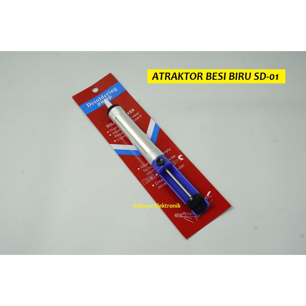 Jual PENYEDOT TIMAH / ATRAKTOR BESI BIRU MURAH SD-01 | Shopee Indonesia