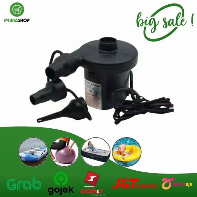Jual Pompa Angin Elektrik 2 IN 1 Pompa Kasur Angin Pompa Kolam Anak Pompa V | Shopee Indonesia