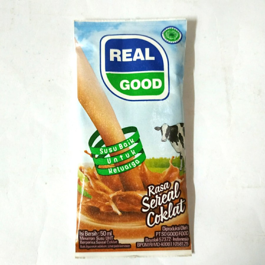 Jual SUSU BANTAL REAL GOOD RASA COKLAT, STROBERI, KEJU, JERUK, BLACK ...
