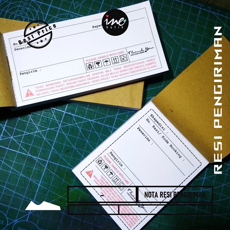 Jual LABEL PENGIRIMAN OLSHOP | NOTA RESI PENGIRIMAN OLSHOP | LABEL RESI ...