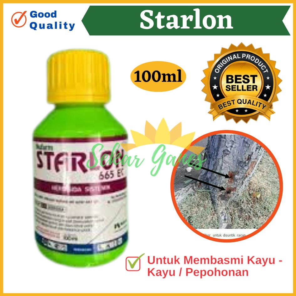 Jual Promo Starlon 665ec Starlon 100ml 1 liter Racun Pohon Rumput ...