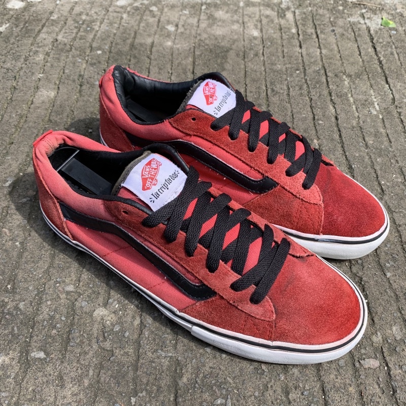 Jual VANS OLD SKOOL LA CRIPTA DOS OMAR HASSAN TRUE RED (ORIGINAL ...
