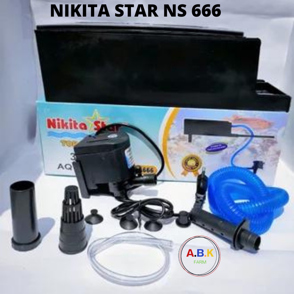 Jual Top Filter atas 3 in 1 aquarium aquascape Medium 60Cm Setara NS ...