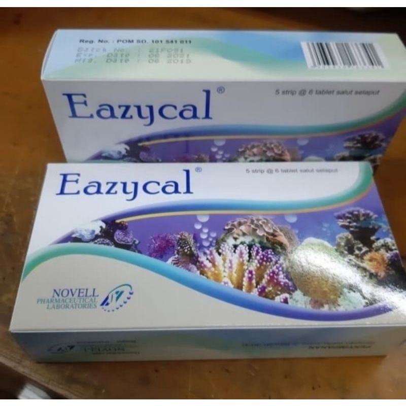 Jual Eazycal Box isi 30 Tablet | Shopee Indonesia