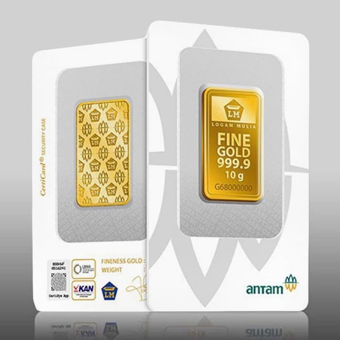 Jual Rvl Gold Logam Mulia Antam Produksi 2026 10GR new | Shopee Indonesia