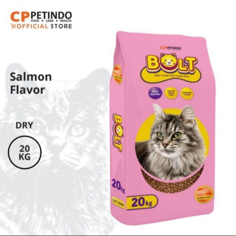 Jual BOLT CAT SALMON 800gr /BOLT SALMON REPACK 800Gr BOLT MAKANAN ...