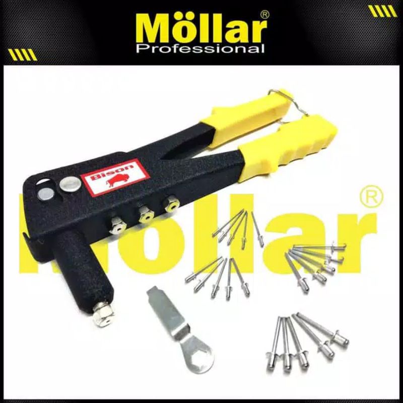 Jual Tang Rivet Rifet Ripet Tembak Paku Hand Riveter - BISON Plat ...