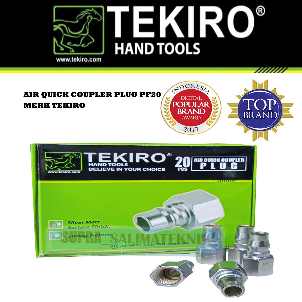 Jual TEKIRO KOPLER SAMBUNGAN PF20/AIR QUICK COUPLER PLUG TEKIRO | Shopee Indonesia