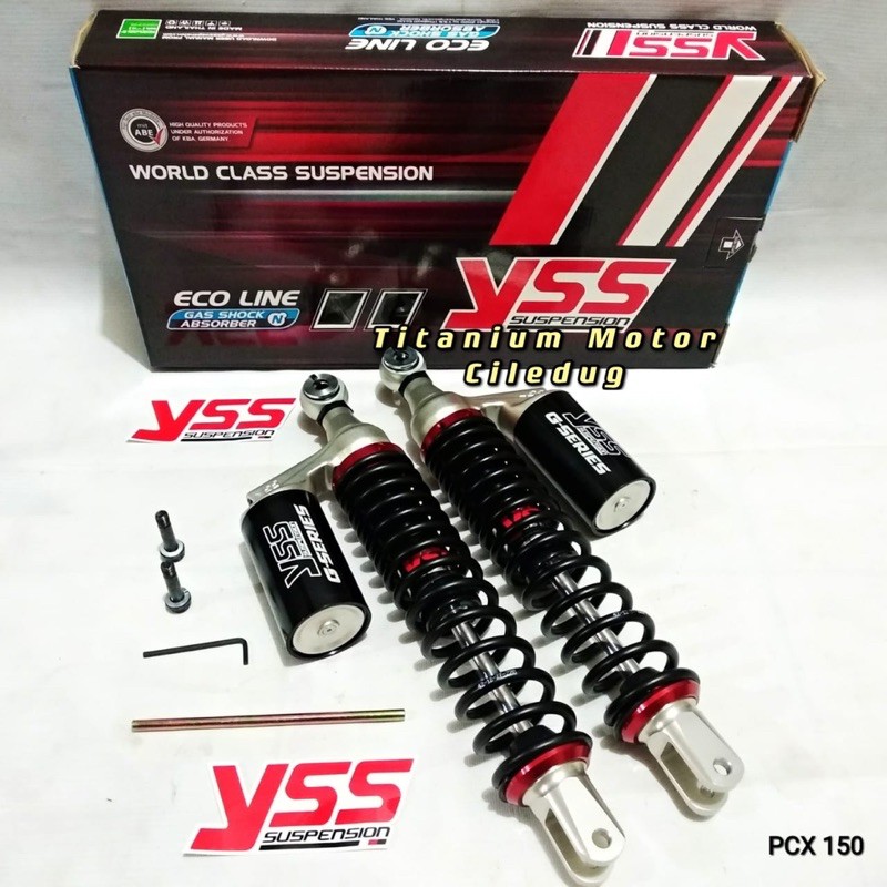 Jual SHOCK YSS GPLUS BLACK SERIES 350mm PCX 150 | Shopee Indonesia
