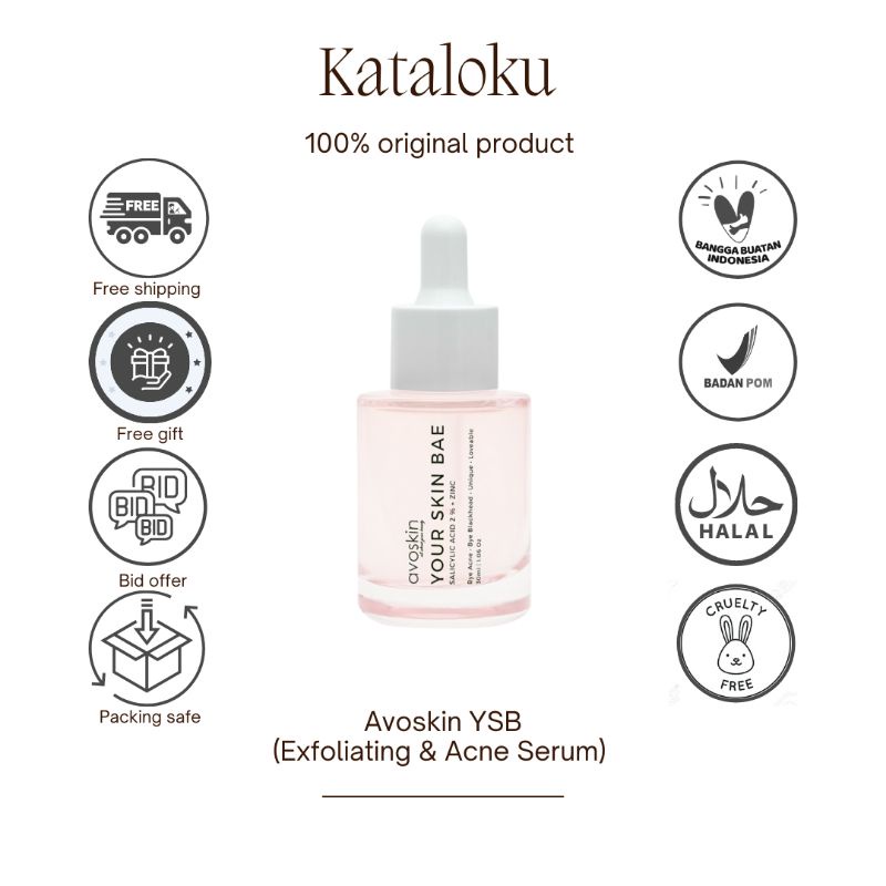 Jual AVOSKIN Serum Your Skin Bae Salicylic Acid + Zinc 30ml ...