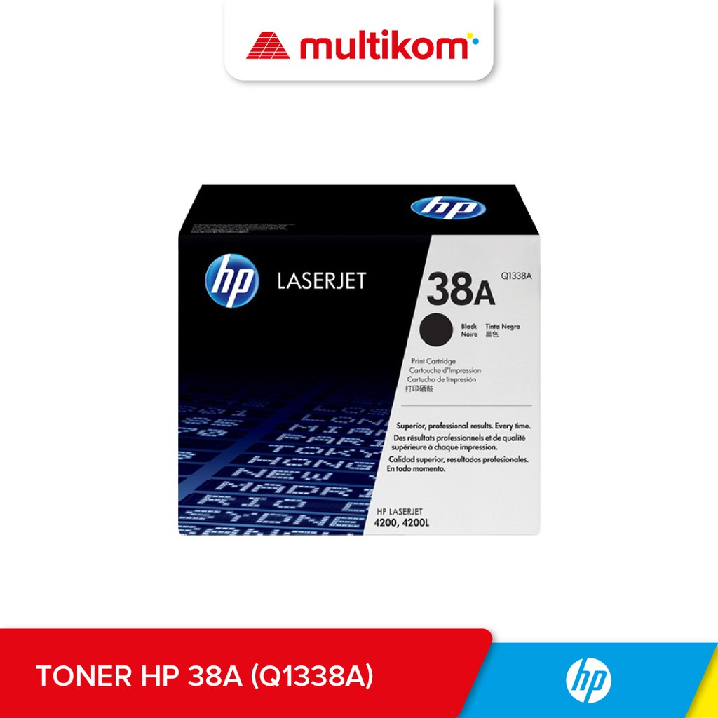 Jual HP 38A Black Original LaserJet Toner Cartridge (Q1338A) | Shopee ...