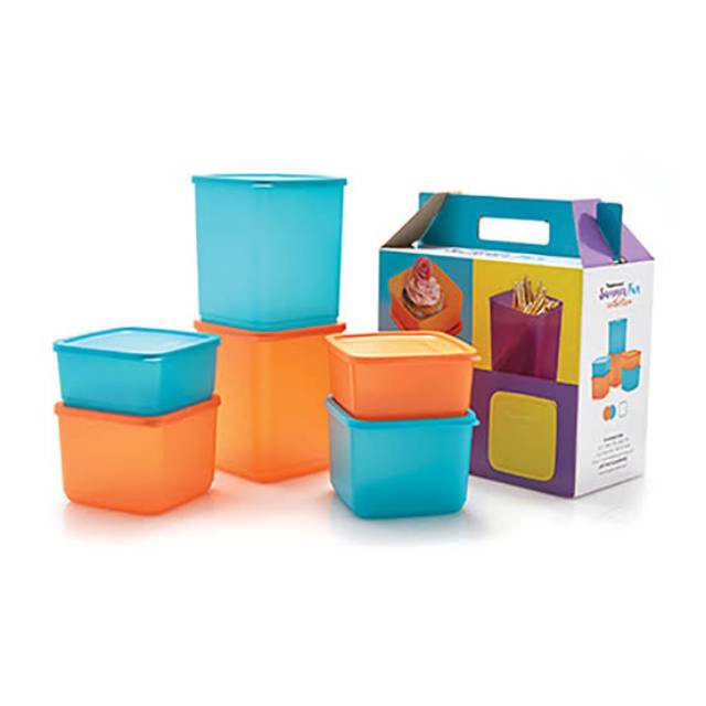 Jual Tupperware Summer Fun Collection Toples Makanan (6 buah) | Shopee ...