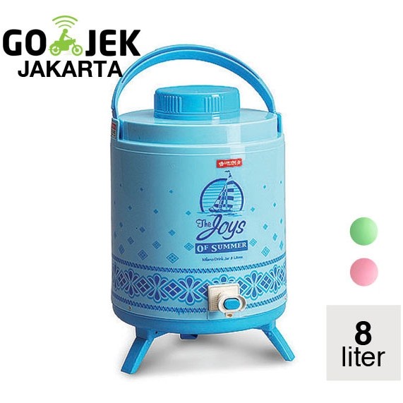 Jual Drink Jar 8 Liter Milano Lion Star Arizona Tempat Ember Kran Air ...