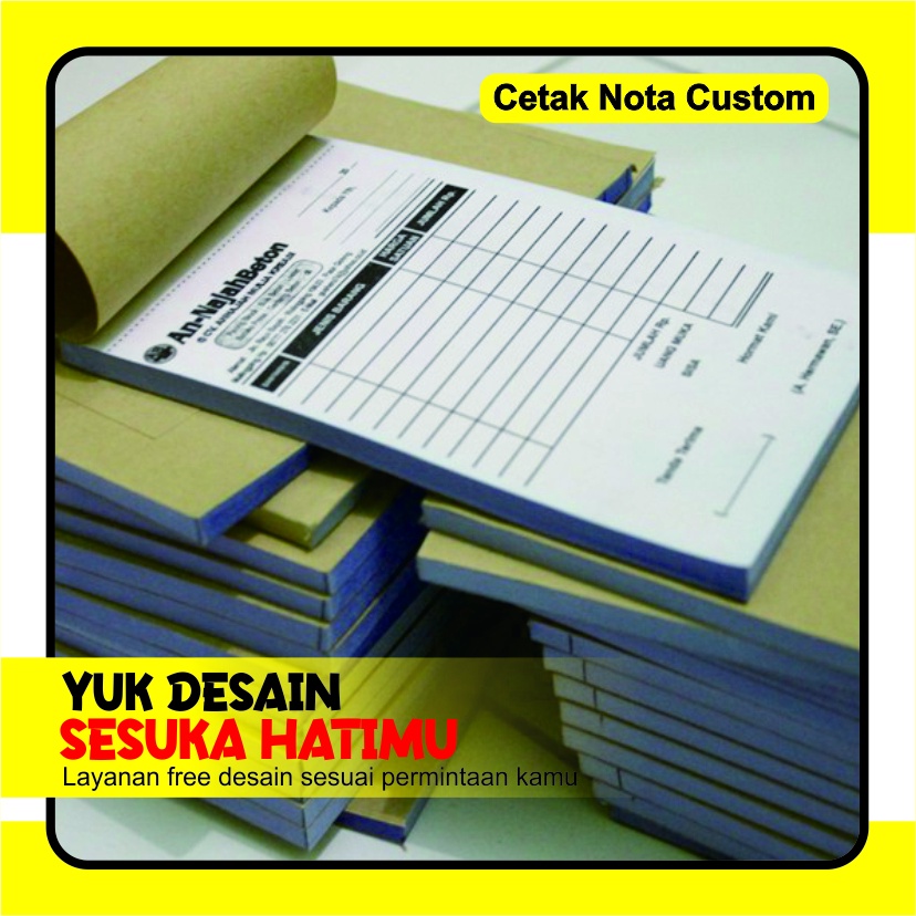 Jual cetak nota/ nota/ nota custom/ nota murah | Shopee Indonesia