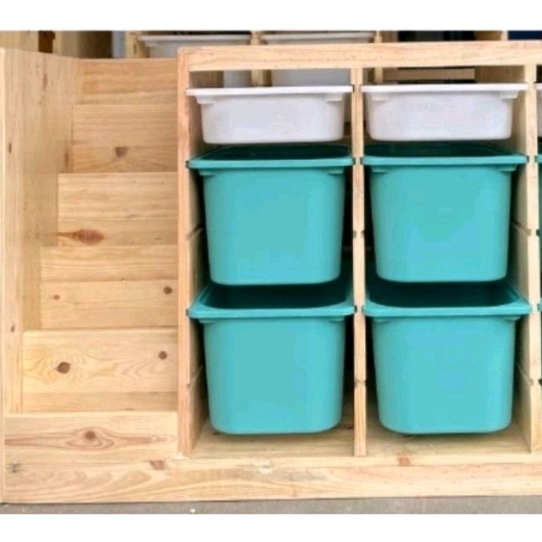 Jual Rak Mainan Astronout B Halo Woody Kids - Rak Trofast - Rak Buku ...