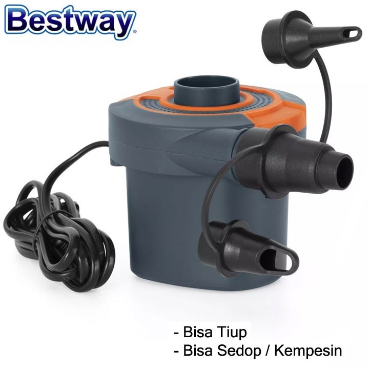 Jual Kolam Listrik Angin Pompa Bestway Kasur Pompa Renang Elektrik 62139 | Shopee Indonesia
