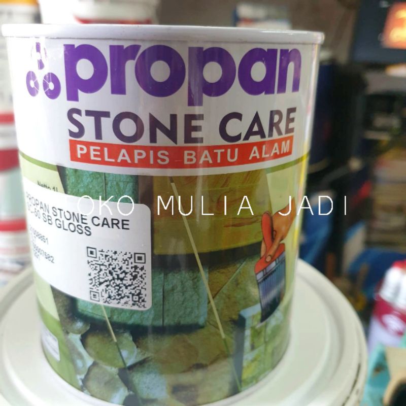 Jual Cat batu alam PROPAN 1 Liter clear gloss / pelapis coating stone ...