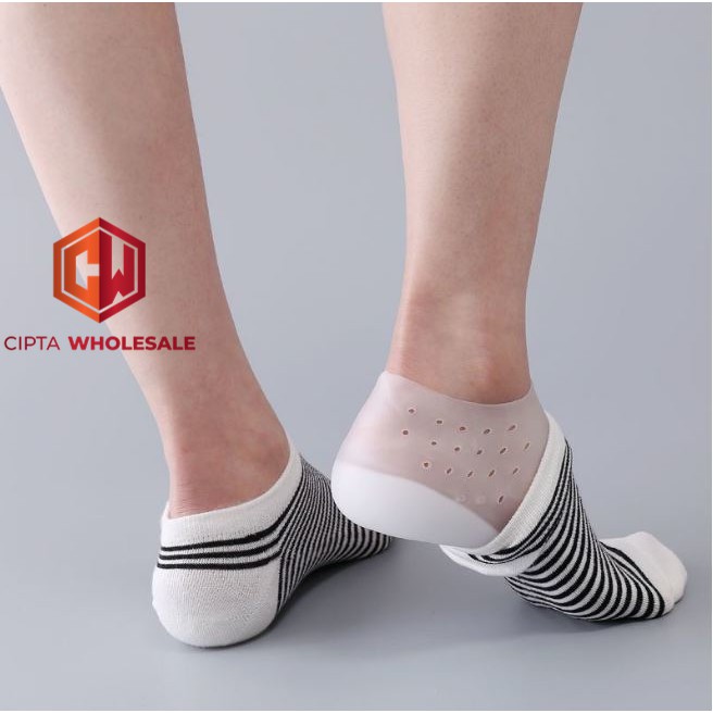 Jual Insole Silicone Peninggi Bantalan Silikon Tumit Shoe heightening ...