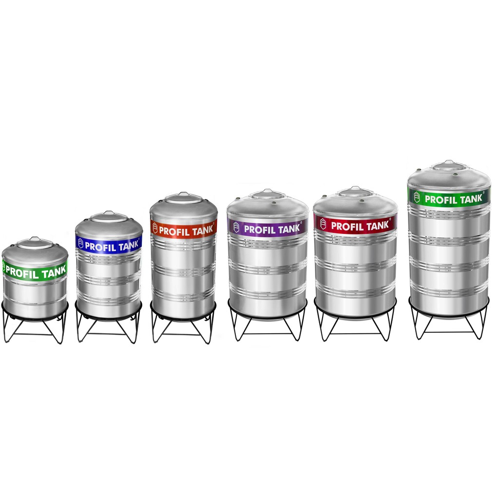 Jual Tangki Air / Tandon / Toren Profil Stainless 4000 Liter - PS 6000 ...