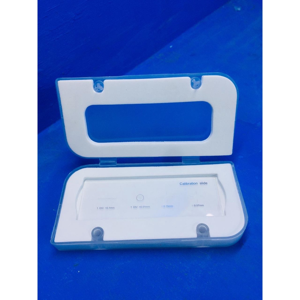 Jual Micrometer Calibration Slide Microscope DIV 0.01mm Micrometer ...