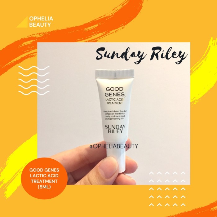Jual SUNDAY RILEY GOOD GENES LACTIC ACID TREATMENT - TRAVEL 5ml ...