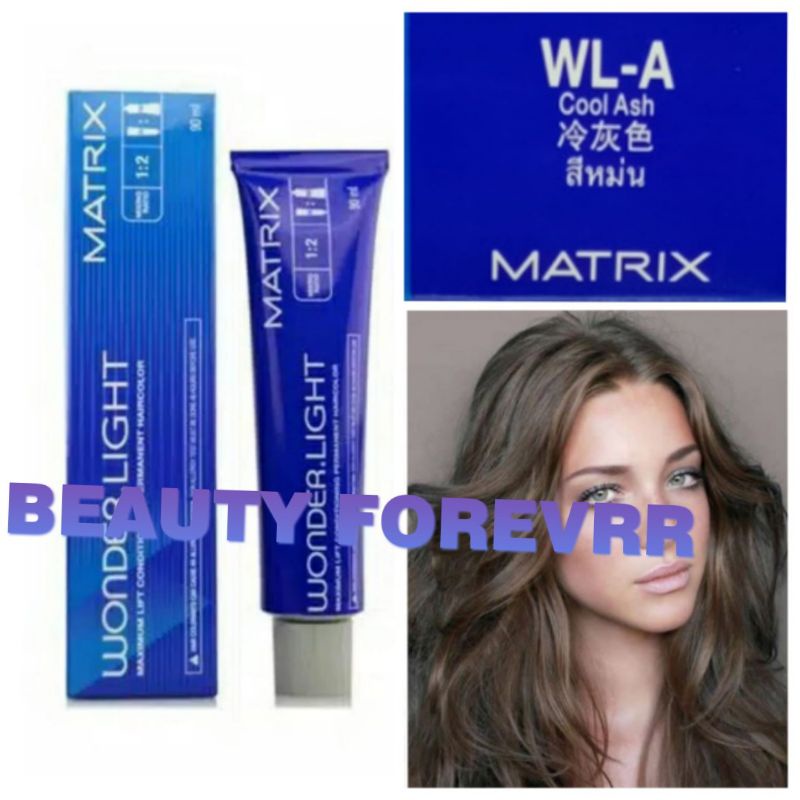Jual MATRIX WONDER LIGHT COOL ASH / WL-A ISI BERSIH 90ML | Shopee Indonesia