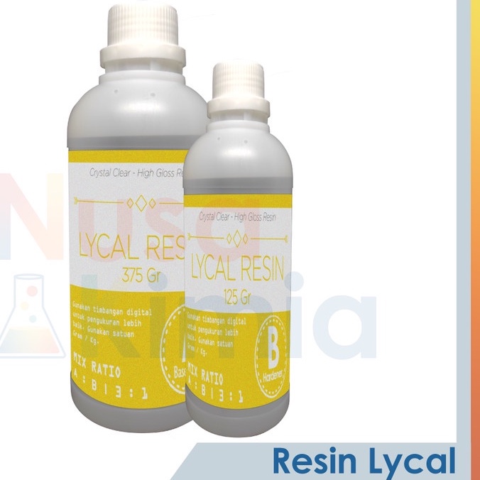 Jual Resin Bening Lycal Keras 1011 500 Gram | Shopee Indonesia