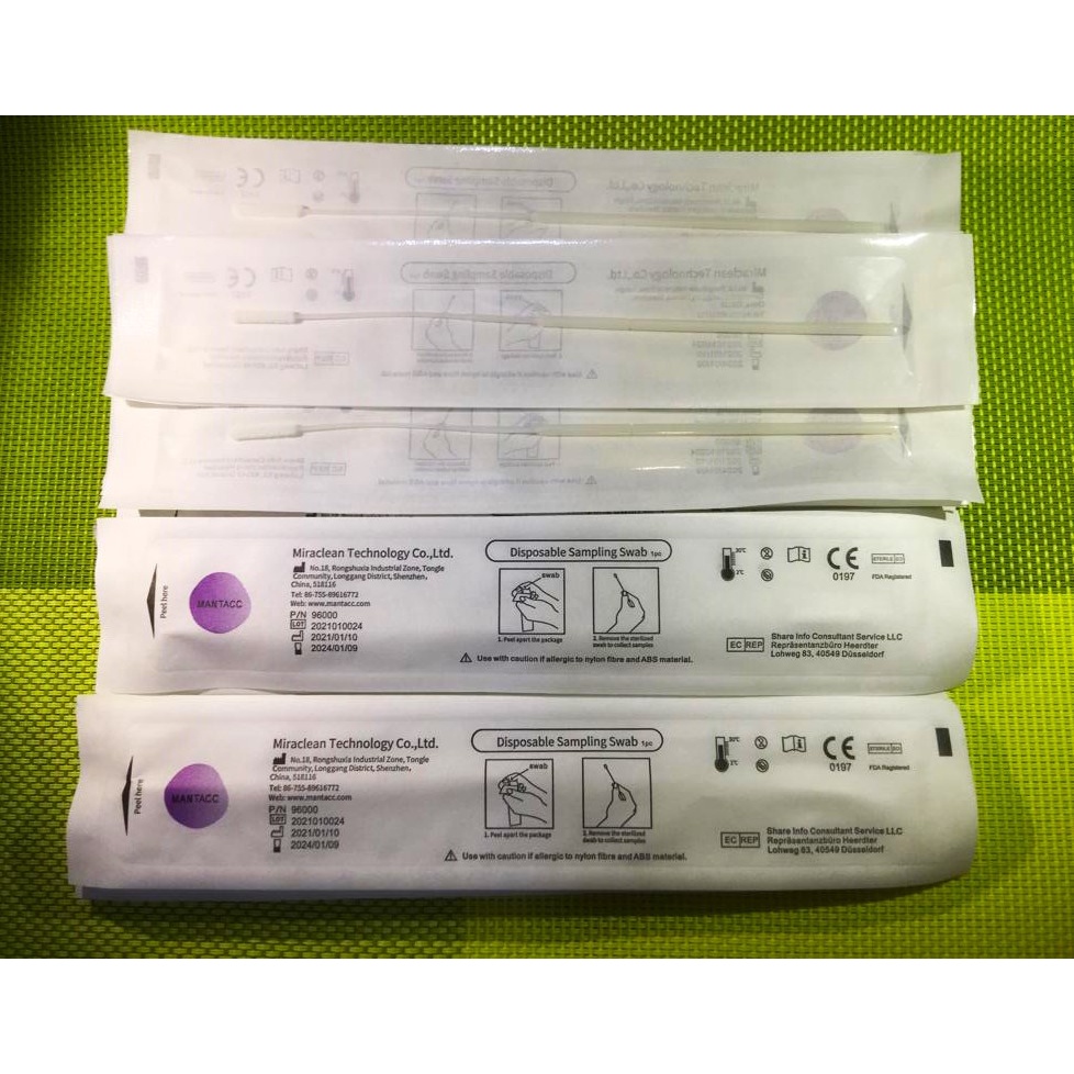 Jual Specimen Collection Swab NASAL ABBOT / Nasofaring Steril / Flocked ...