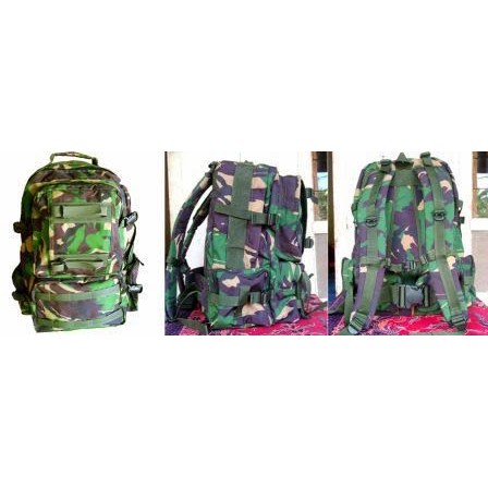 Jual MT Termurah di Shopee Tas Punggung Loreng Angkatan DARAT Ransel ...