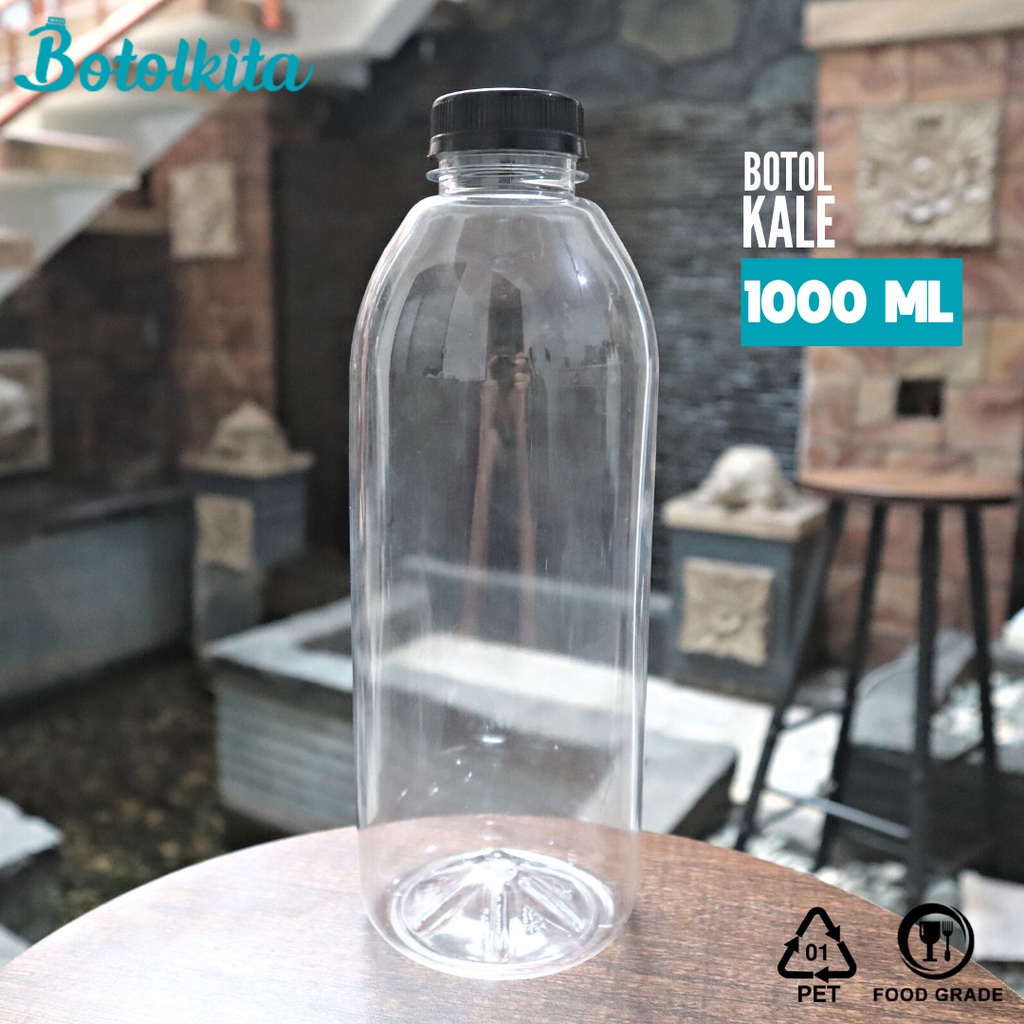 Jual Botol Plastik Kale 1 Liter / Botol Plastik Kale 1000ml / Botol ...