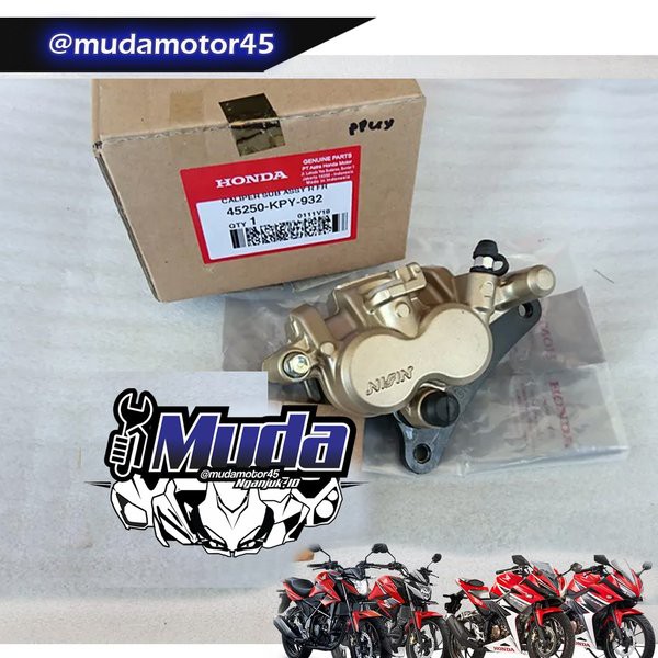 Jual MASTER KALIPER REM CAKRAM DEPAN HITAM OR GOLD 45250KPPT01 45250-KPY-932 OLD NEW CB150R ...